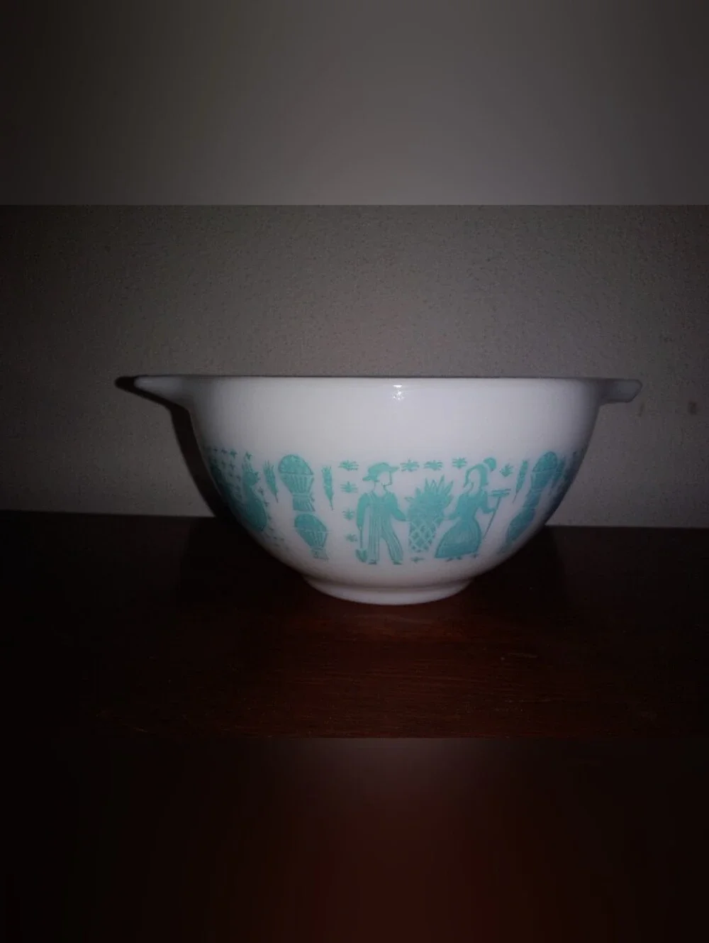 Pyrex | Dining | Vintage Pyrex Amish Butterprint 44 Glass Bowl 1 12 Pt ...